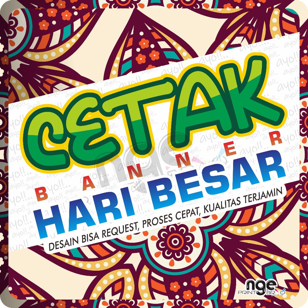 Jual CETAK CUSTOM SPANDUK | BANNER | BALIHO | BACKDROP | HARI BESAR | CUSTOM DESAIN | CEPAT | 1 ...