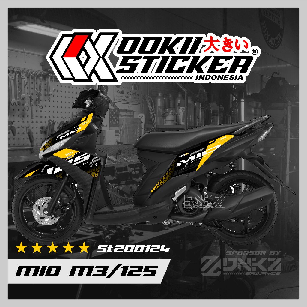 Jual Stiker Mio M3 2024 Decal Striping Standar Stiker Mio Z Premium ...