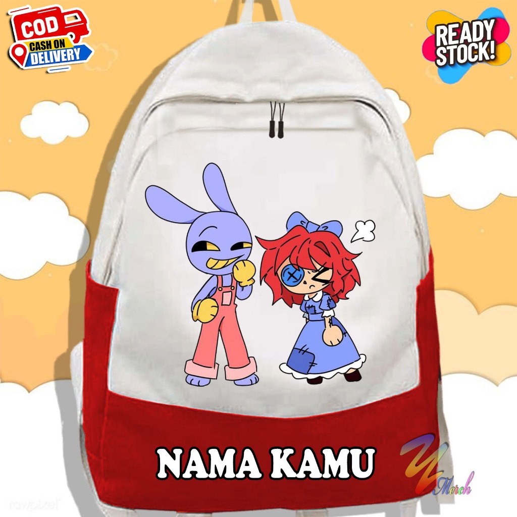 Jual Tas Ransel Anak Animasi The Amazing Digital Circus / Bacpack Anak ...