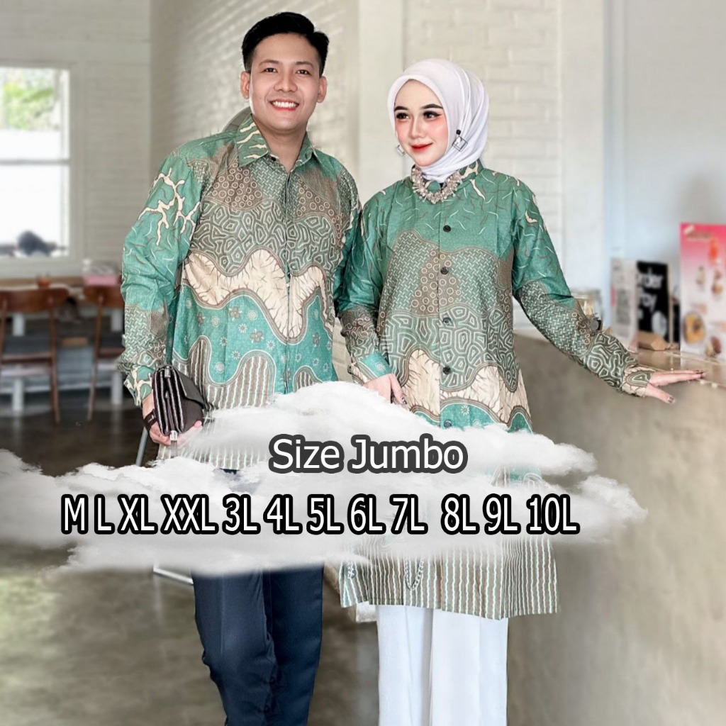 Jual Couple Tunik Atasan wanita Lengan PANJANG | M L XL XXL 3L 4L 5L 6L 7L 8L 9L 10L SUPER JUMBO ...