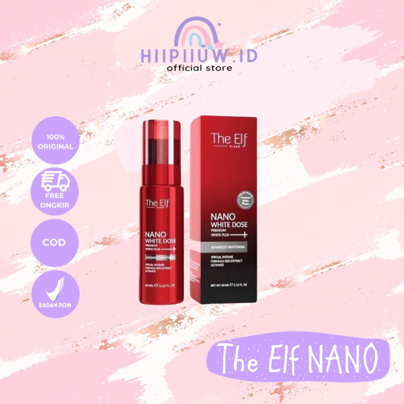 Jual [NEW PACKAGING] THE ELF NANO WHITE DOSE BODY SERUM 60ml | THE ELF ...
