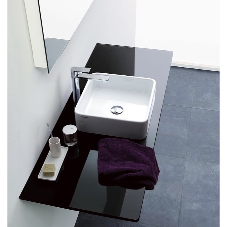 Jual Wastafel meja CLASSICA ITALIANO TC-026 keramik kotak putih anti ...