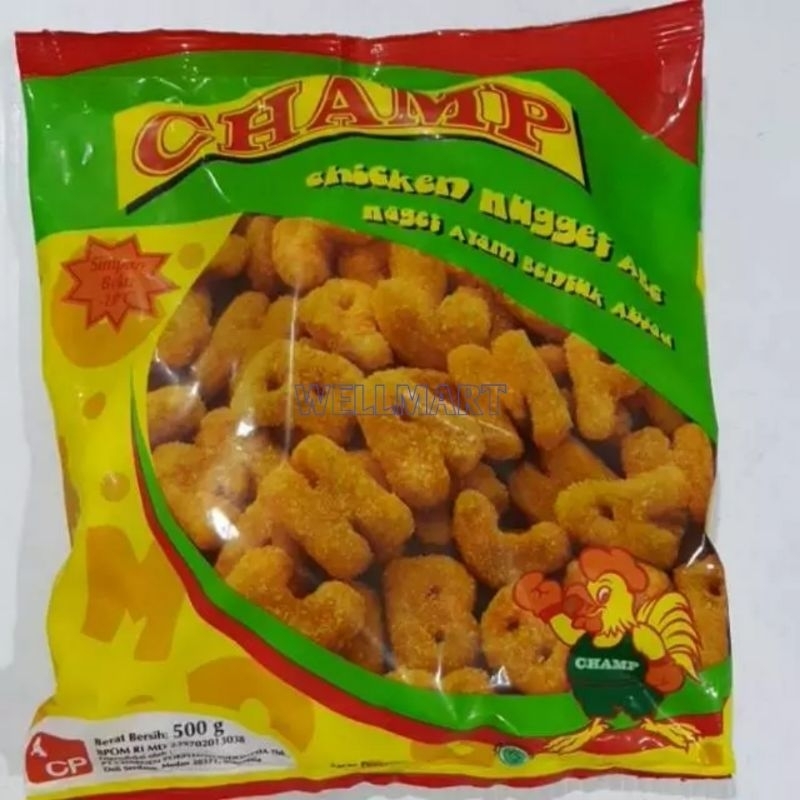 Jual Champ Nugget ABC 500g Chicken Nugget Naget Ayam Bentuk Abjad ...