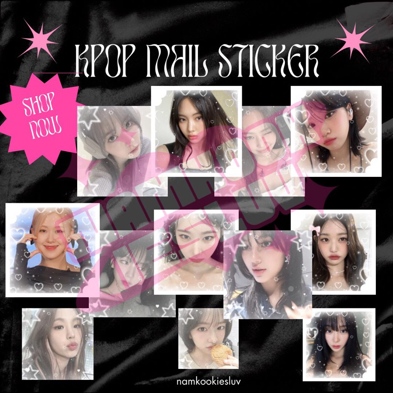 Jual [namkookiesluv] happy mails sticker | sticker freebies kpop ...