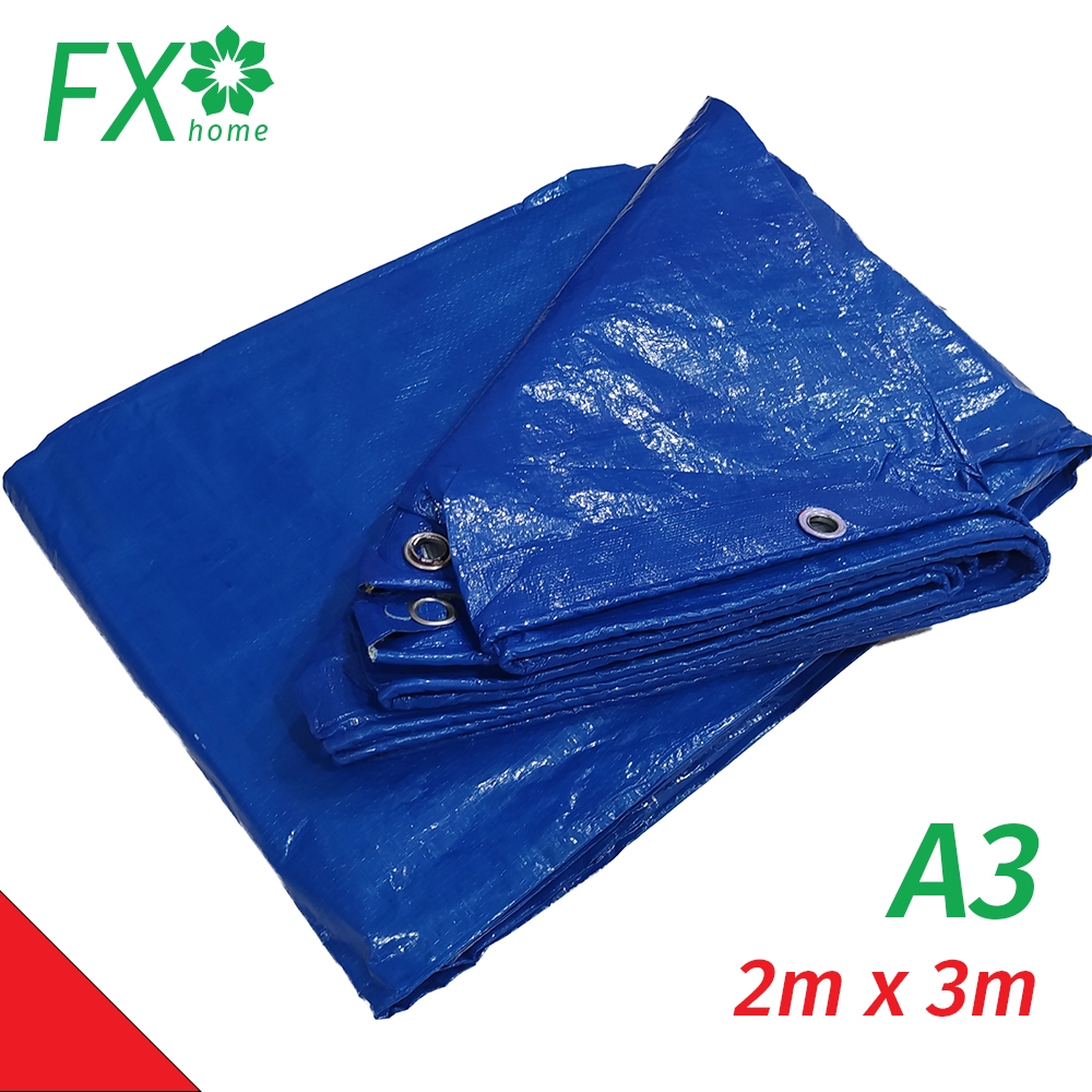 Jual Terpal Tenda Plastik A3 Ukuran 2m x 3m Warna Biru Silver | Shopee ...