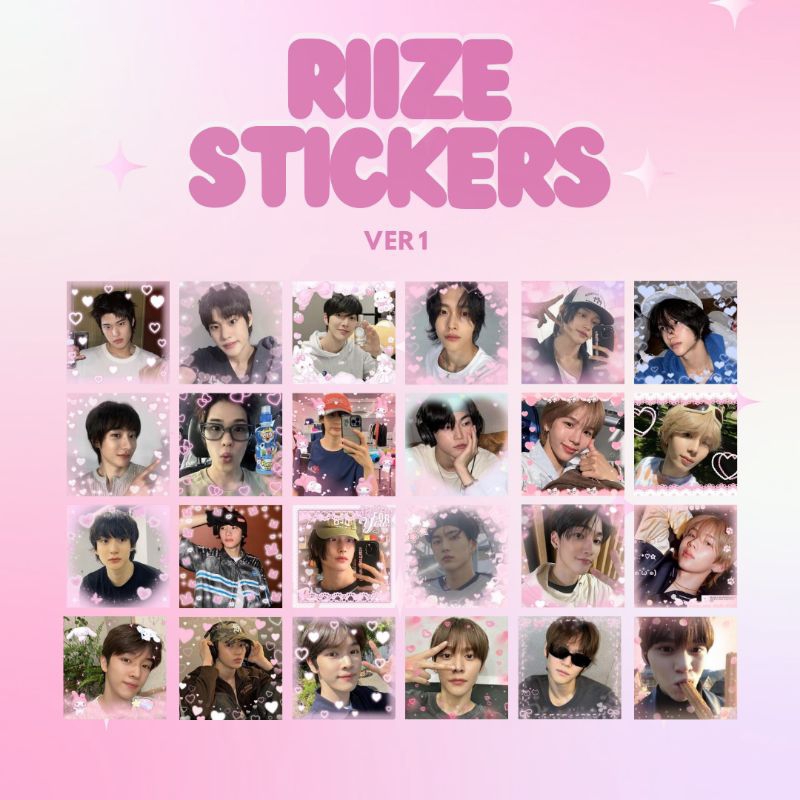 Jual [90 PCS] RIIZE LOVE MAIL STICKER FREBIESS STICKER DECO KPOP | Shopee Indonesia