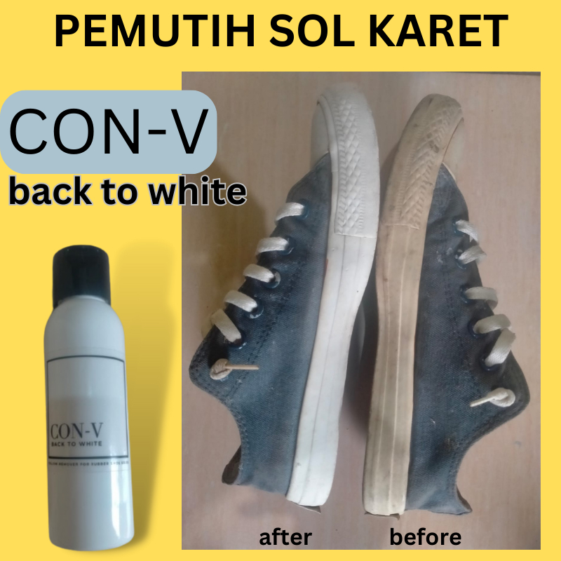 Jual Pemutih Sol Sepatu Karet Converse yang Menguning Unyelowing Yellow ...