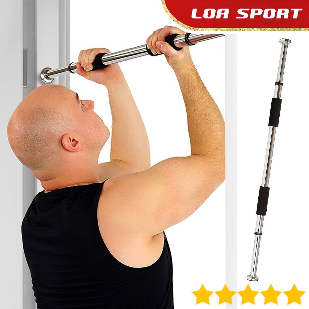 Jual Pull Up Bar Pintu Kusen Adjustable 62-100cm 100 kg Home Gym Door ...