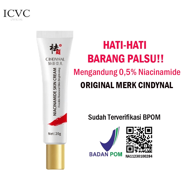 Jual [BPOM APPROVE] CINDYNAL Niacinamide Skin Cream Whitening Freckle Krim Remove Dark Spots ...