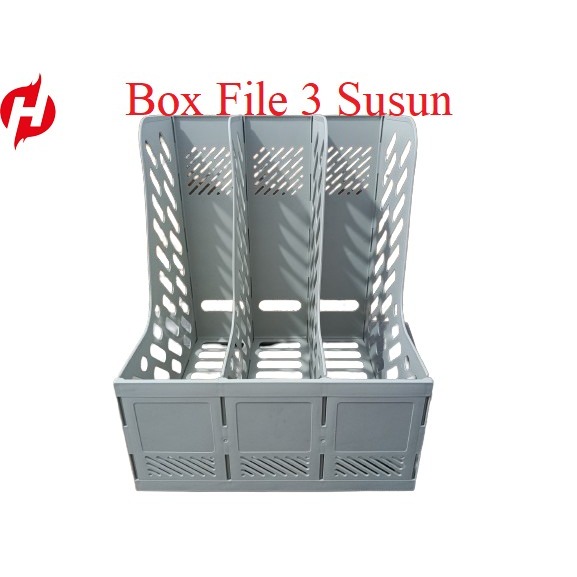 Jual Rak Box File Kantor Box File 3 Susun Rak Box File Fleksibel 3 ...