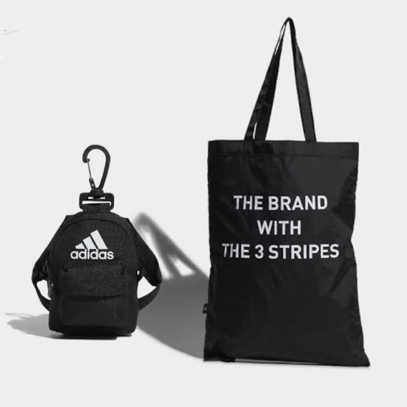 Jual ADIDAS IB0294 Original Packable Bag Black Keychain Tote Bag ...