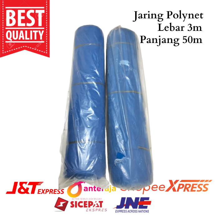 Jual [BACA DESKRIPSI] Jaring Proyek Polynet Lebar 3 meter Panjang 50 ...