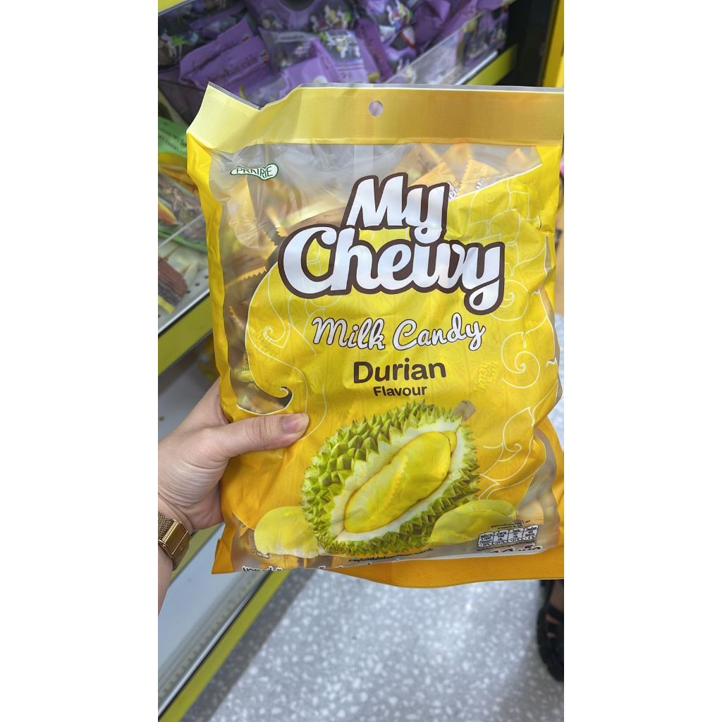 Jual Permen My Chewy Milk halal Candy Rasa Durian Thailand size 360 grm ...
