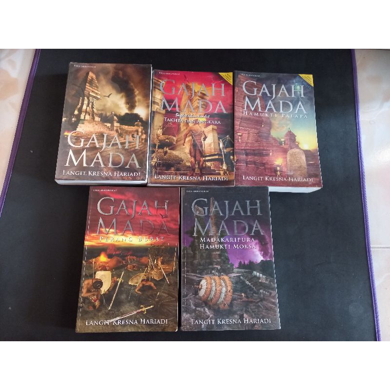 Jual Original SATU SET LENGKAP NOVEL GAJAH MADA Langit Kresna Hariadi | Shopee Indonesia