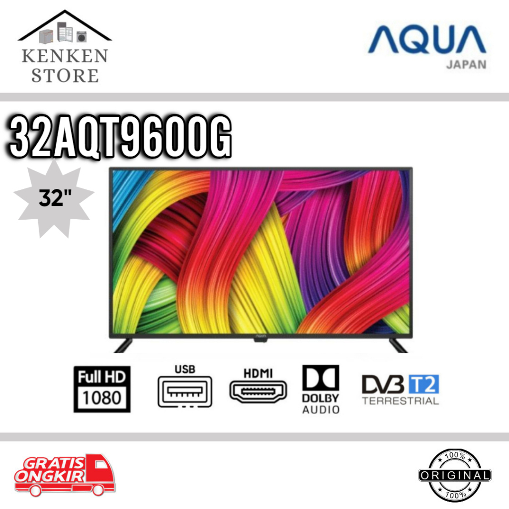 Jual TV LED DIGITAL AQUA 32AQT9600G 32INCH | Shopee Indonesia