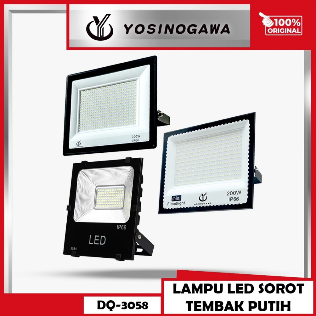 Jual YOSINOGAWA - CUCI GUDANG Lampu Sorot LED Putih 10W/20W/30W/50W/100W/150W/200W | Shopee ...