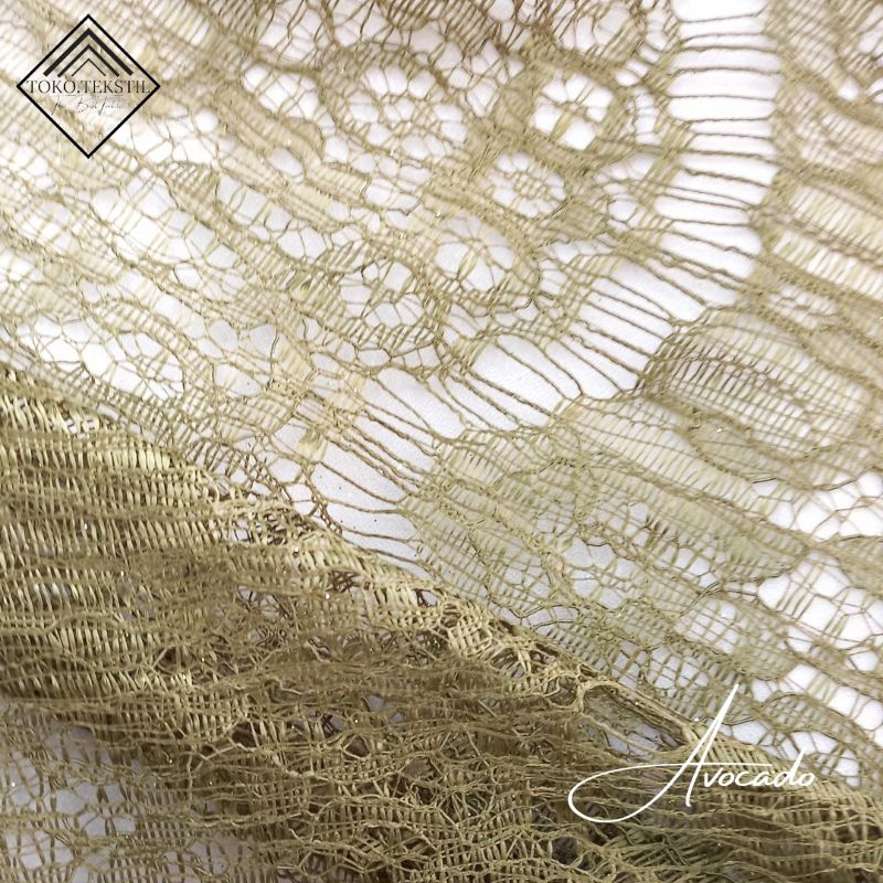 Jual KAIN BROKAT / BROKAT RENDA HALUS / NEW BROKLAT / BROCADE MOTIF ...