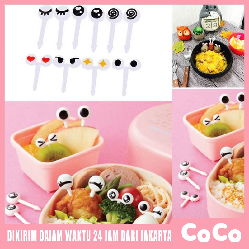 Jual Garpu Bento Karakter Hewan Lucu 10Pcs Tusukan Buah Kue Hiasan ...