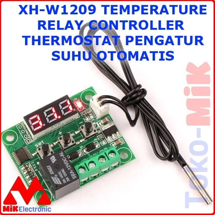 Jual XH-W1209 TEMPERATURE CONTROLLER / THERMOSTAT PENGATUR SUHU ...