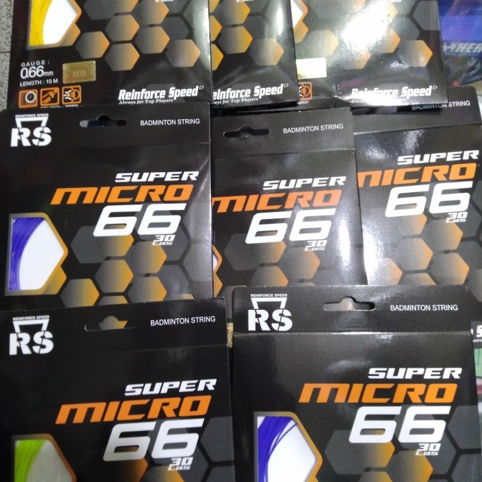 Jual Senar Raket Badminton RS Super Micro 66 Original | Shopee Indonesia