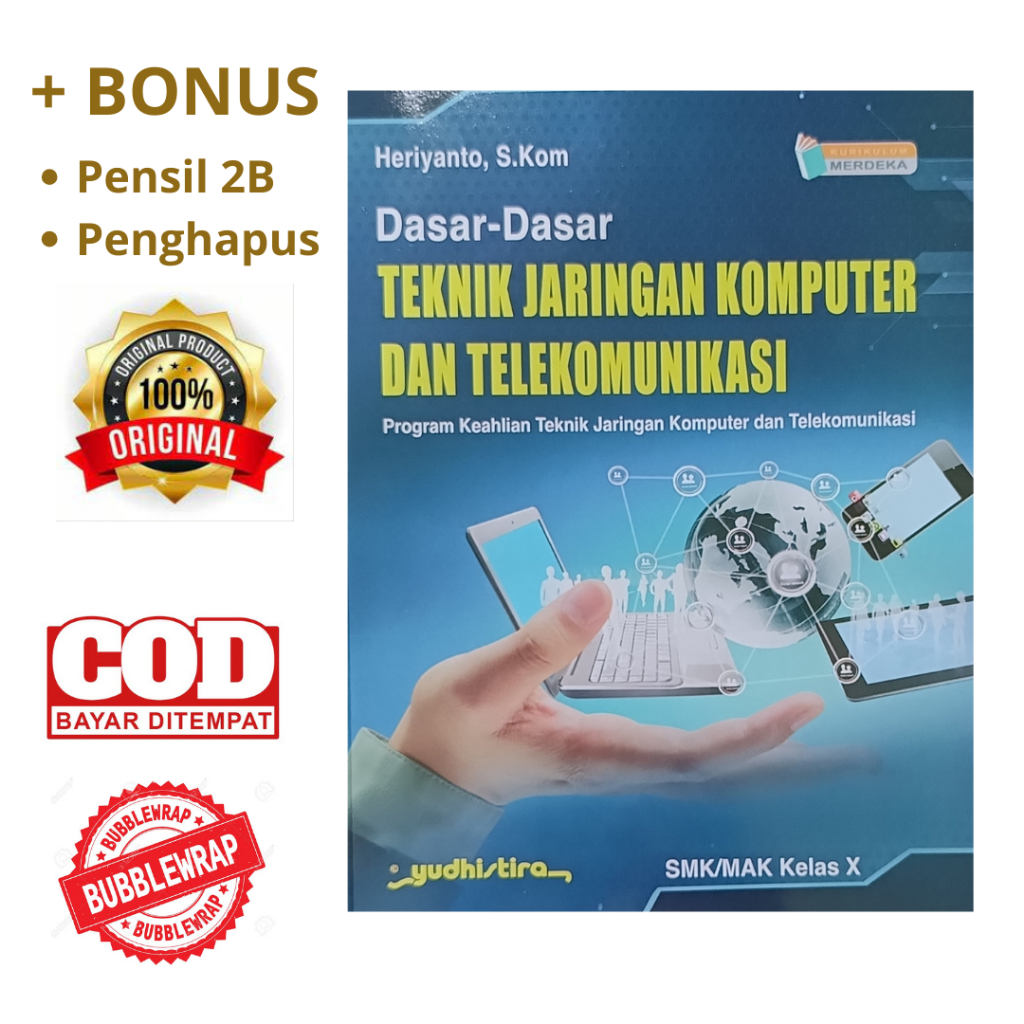 Jual Dasar-Dasar Teknik Jaringan Komputer dan Telekomunikasi 1/X SMK ...