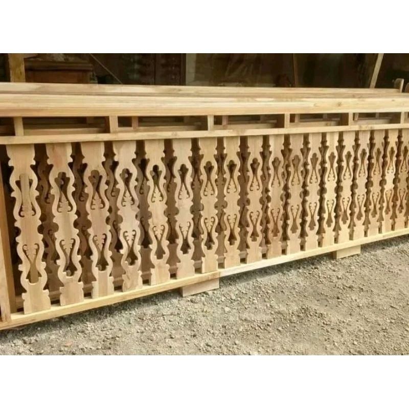 Jual Komponen pagar kayu Papan Pagar Kayu Aeshtetic 80x12x 1cm Kayu ...