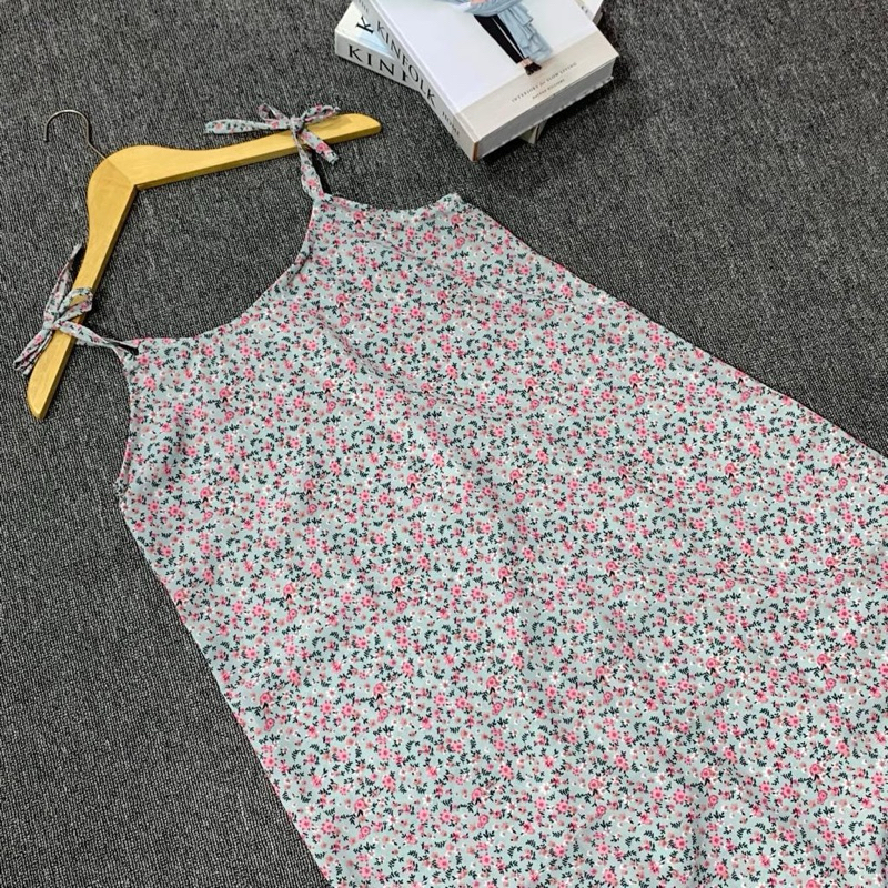 Jual HIMARI MIDI DRESS | DRESS MIDI KOREA | overall motif bunga floral ...