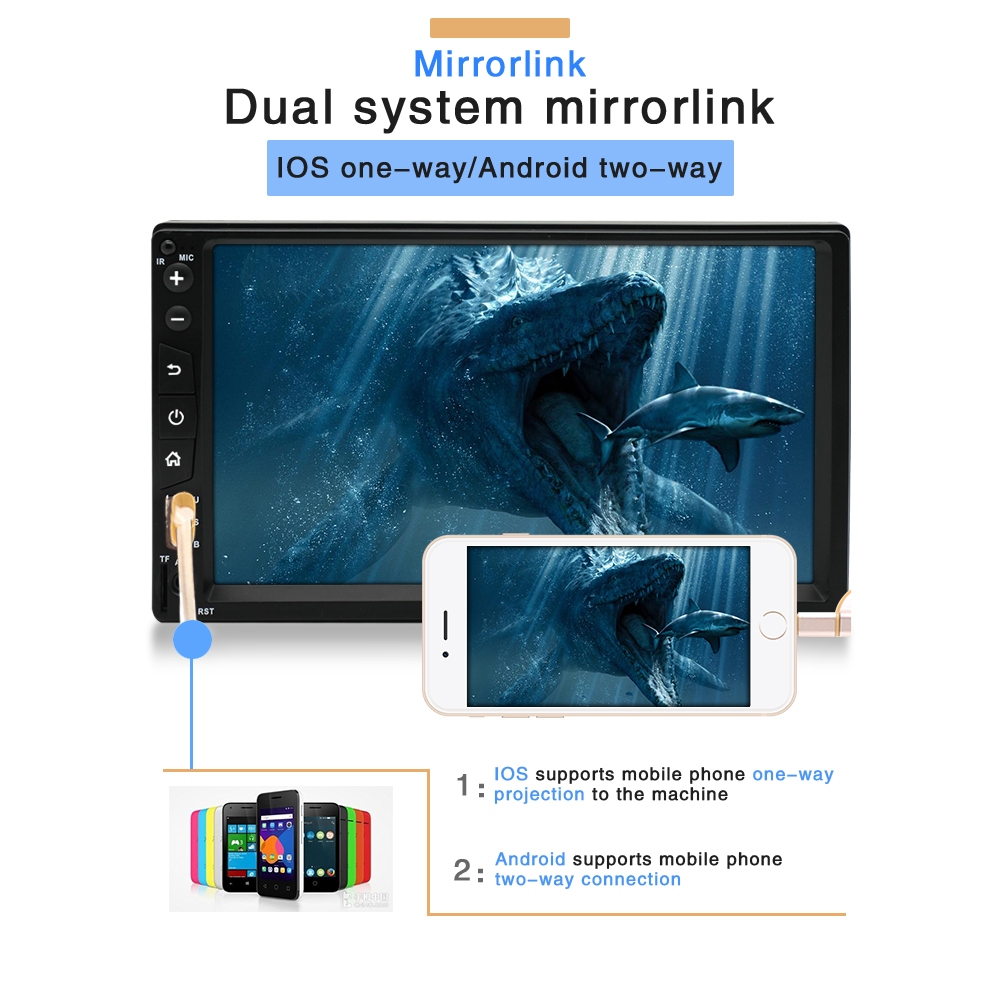 Jual ESSGOO 7018B Head Unit 7 Inch Car Find MirrorLink dengan Bluetooth ...