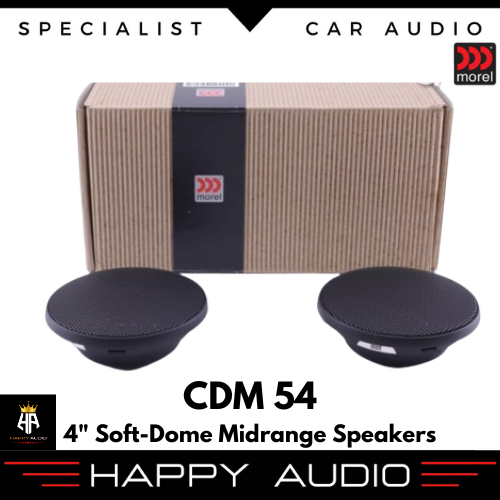 Jual 1 Set Speaker Midrange 4 Inch MOREL CDM 54 Mid Range Soft Dome Ori ...