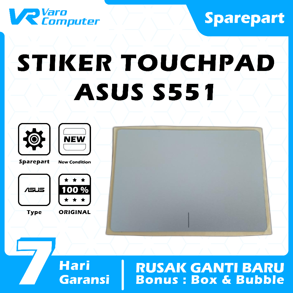 Jual STIKER TOUCHPAD LAPTOP ASUS S551 ORIGINAL | Shopee Indonesia
