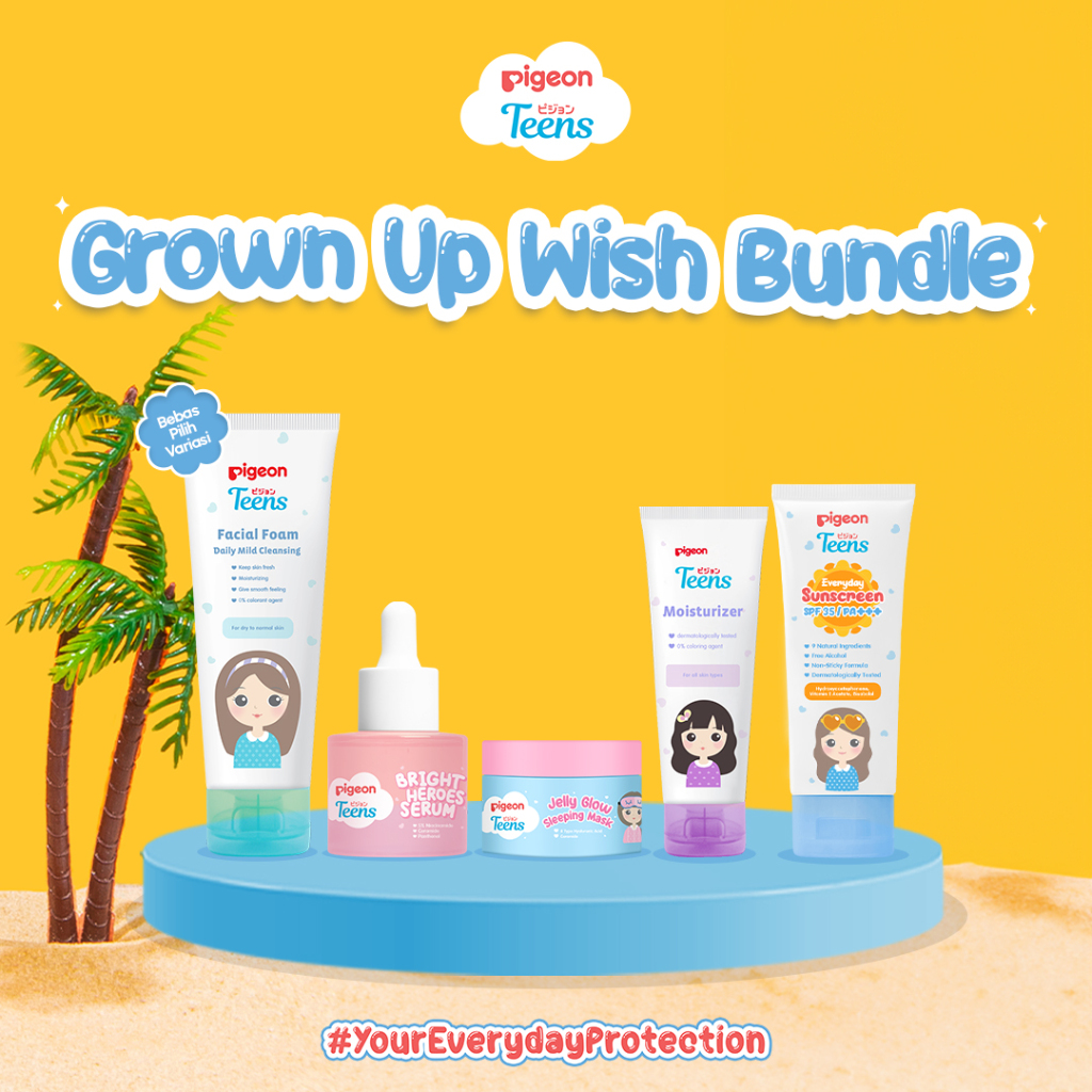 Jual (ISI 5) PIGEON TEENS GROWN UP WISH BUNDLE - 1 | Shopee Indonesia