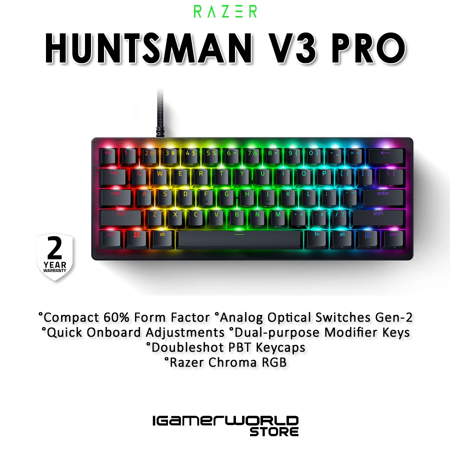 Jual Razer Huntsman V3 Pro Mini 60% Analog Esports Gaming Keyboard ...