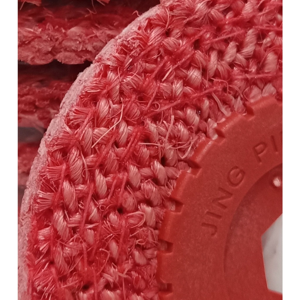Jual Kain Poles Goni 4 inchi /Serat SISAL BUFF 4" Merah /Mata Gerinda ...