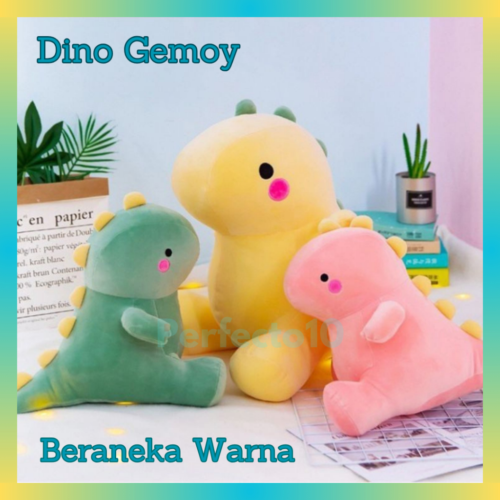Jual Boneka Animal Dinosaurus Lolypop Halus dan Lembut Ukuran L XL ...