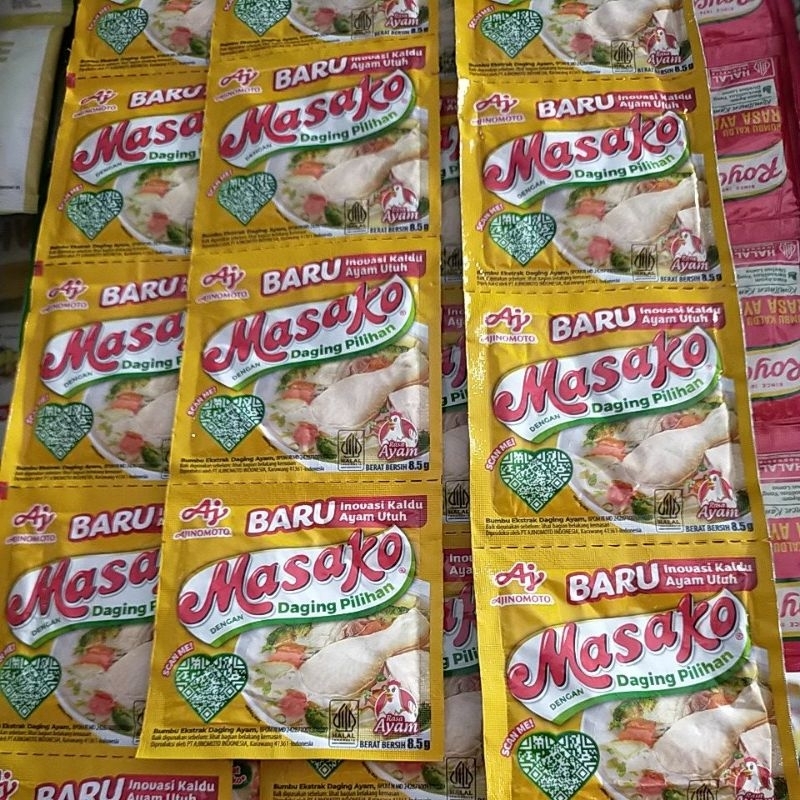 Jual MASAKO AYAM ( 1 renteng isi 10 dan isi 12) | Shopee Indonesia