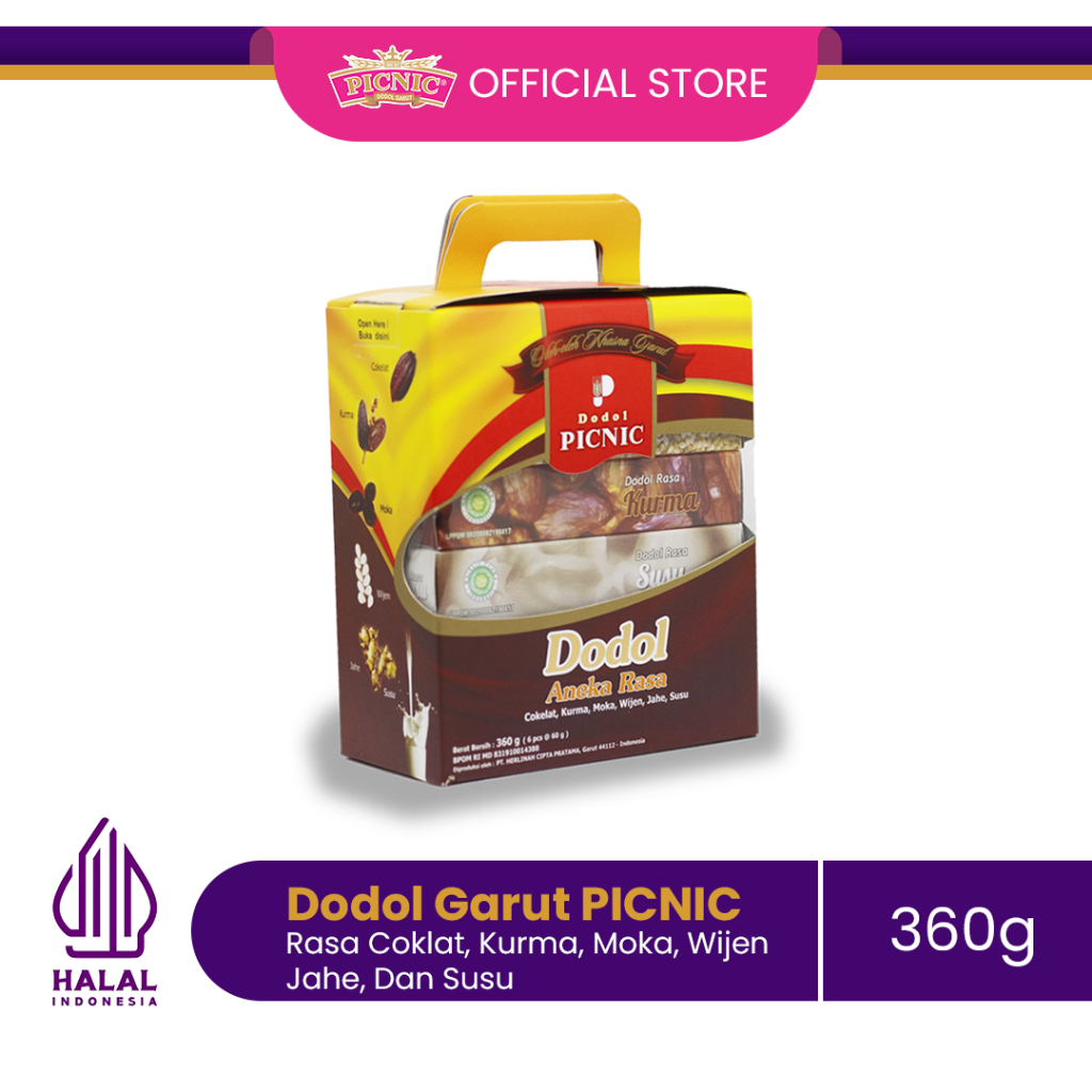 Jual Dodol Garut PICNIC Gift Mini Aneka Rasa | Shopee Indonesia