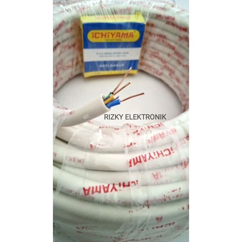 Jual Kabel Listrik isi 3 NYM ICHIYAMA 3x1.5mm Tembaga Cable Kualitas ...