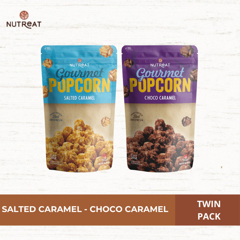 Jual Twin Pack Popcorn - Salted Caramel + Choco Caramel (50gr x 2 pcs ...
