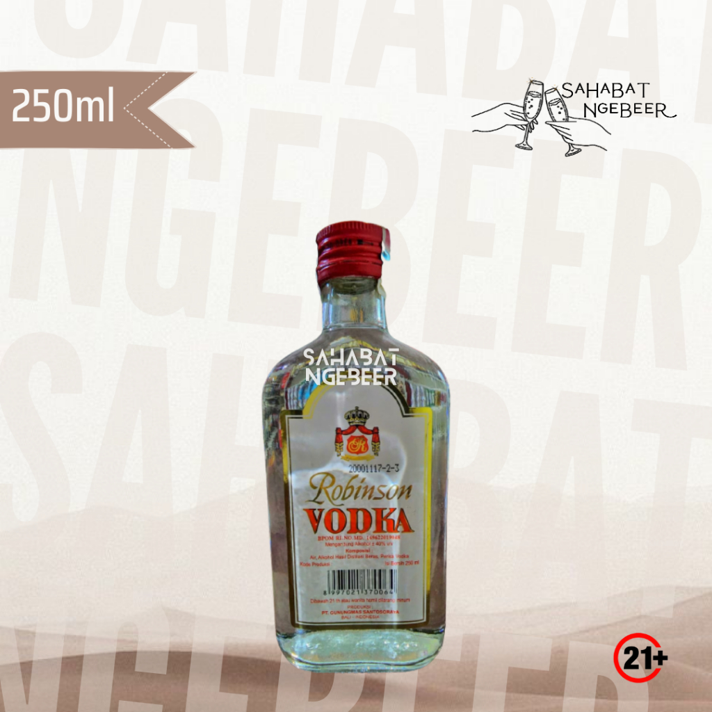 Jual Robinson Vodka 250ml | Shopee Indonesia