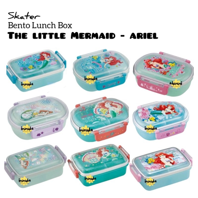 Jual [Skater] Bento Lunch Box The Little Mermaid Ariel Kotak Makan ...