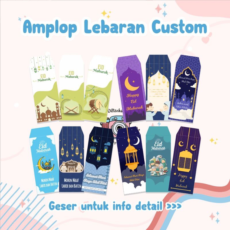 Jual Amplop Lebaran 2025 / Amplop Lebaran 1446H / Amplop Custom ...