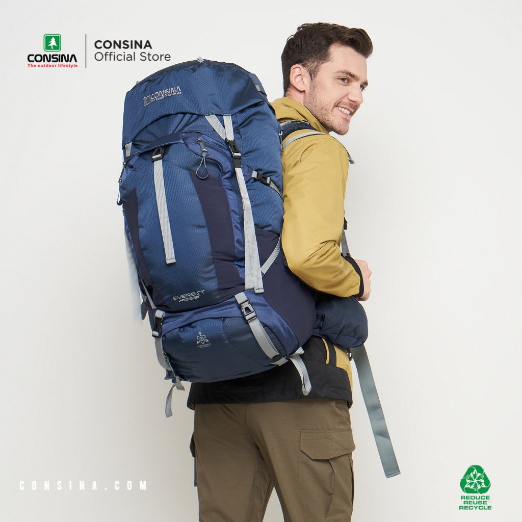 Jual Tas Gunung Carrier Consina Everest 65L | Shopee Indonesia