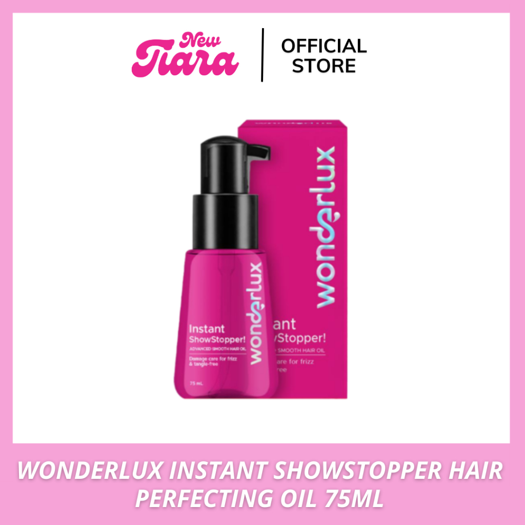 Jual Wonderlux Instant Showstopper Hair Perfecting Oil 75ml | Shopee ...