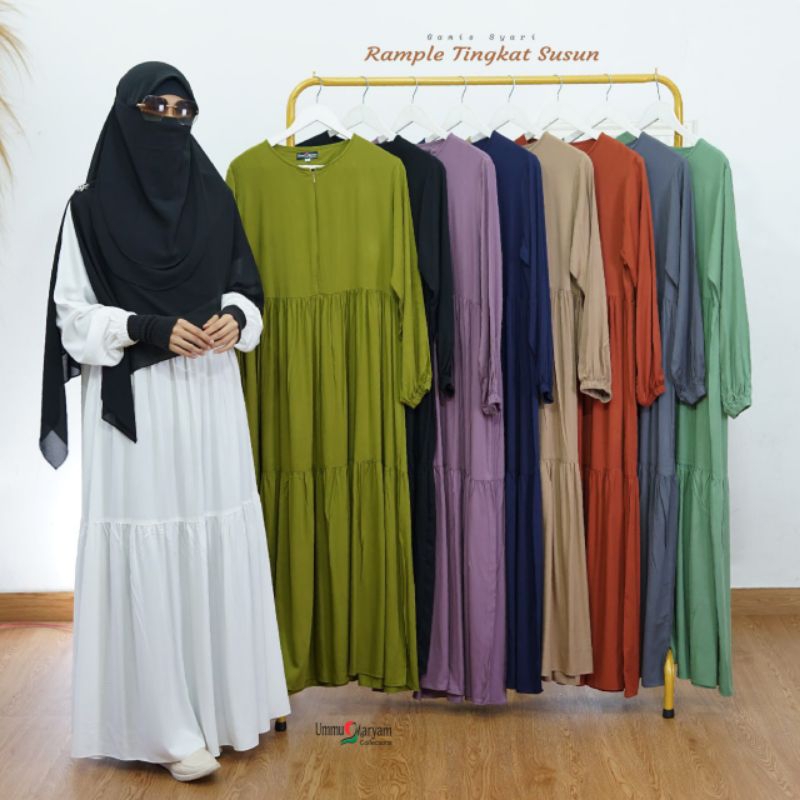 Jual Gamis Lateefa | Gamis Rayon Twill by Ummu Maryam Collections ... Jual Gamis Lateefa | Gamis Rayon Twill by Ummu Maryam Collections ...