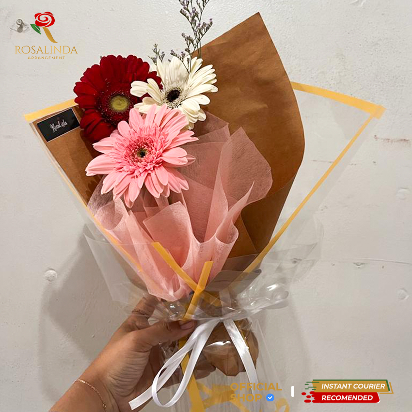 Jual Small Gerbera \\ Buket Bunga Fresh \\ Korean Bouquet | Shopee ...