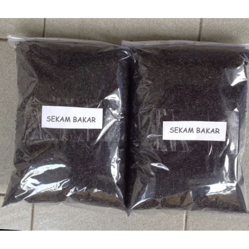 Jual Media tanam arang sekam kulit padi kemasan 1kg | Shopee Indonesia