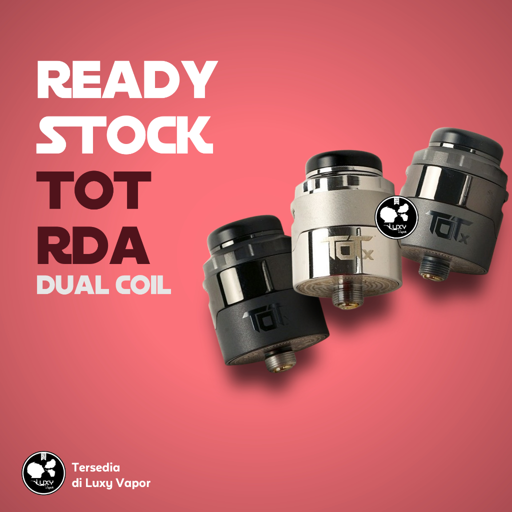 Jual TOT X RDA Dual Coil | Shopee Indonesia