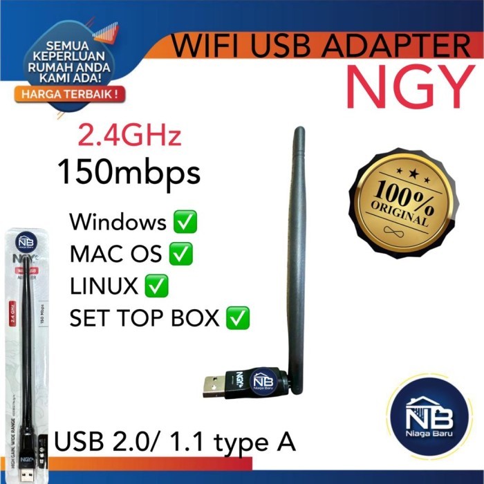 Jual NOISE Dongle Wifi Adapter USB Wifi Adapter MT7601 Original Bisa ...