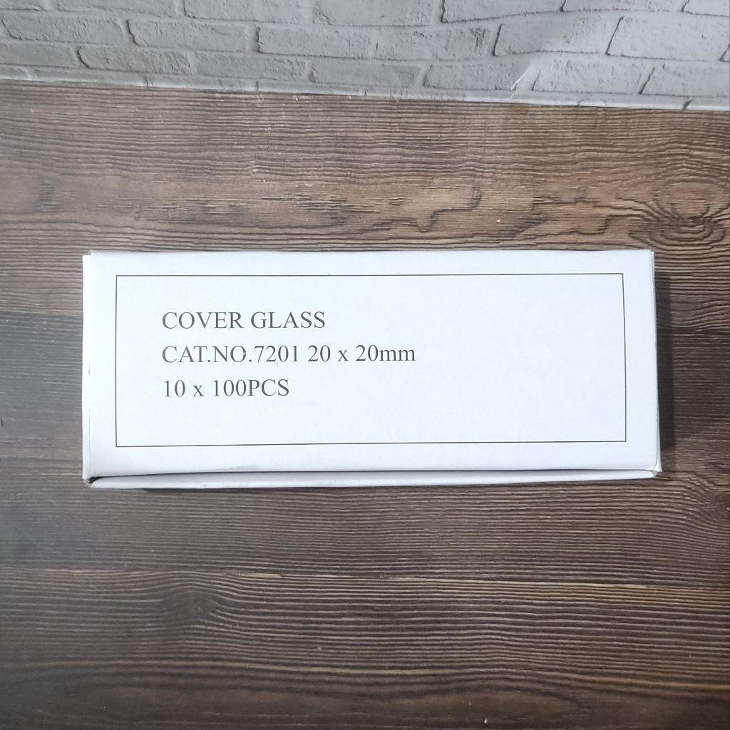 Jual Cover glass deck glass kaca penutup slide 20 x 20 mm | Shopee ...