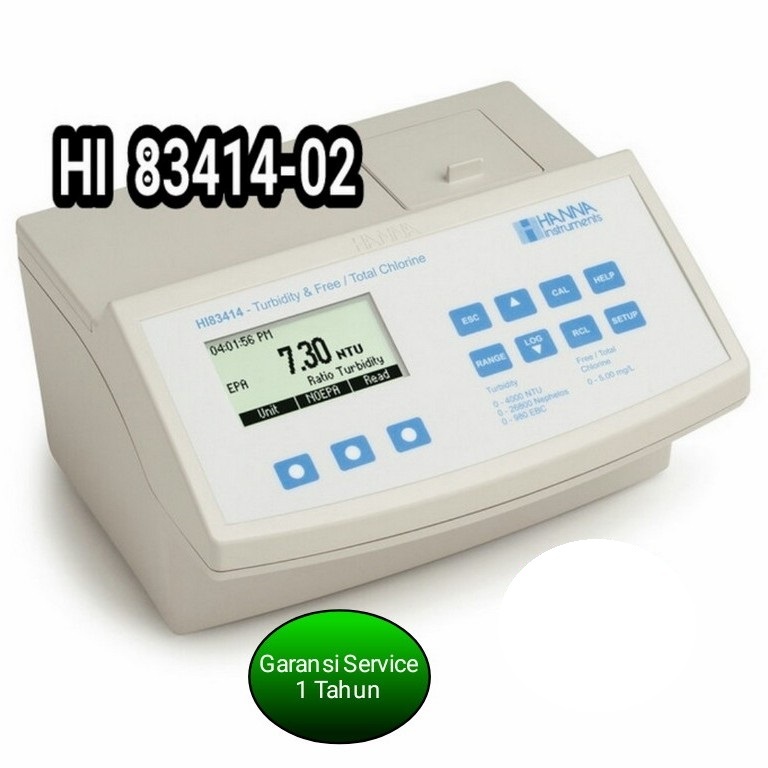 Jual Hanna HI-83414-02 Turbidity,Free and Total Chlorine Meter hi83414 | Shopee Indonesia